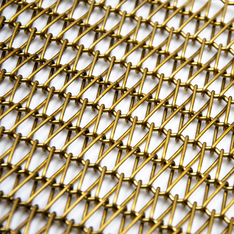 Architectural Spiral Mesh Also Named as Spiral Decorative Mesh