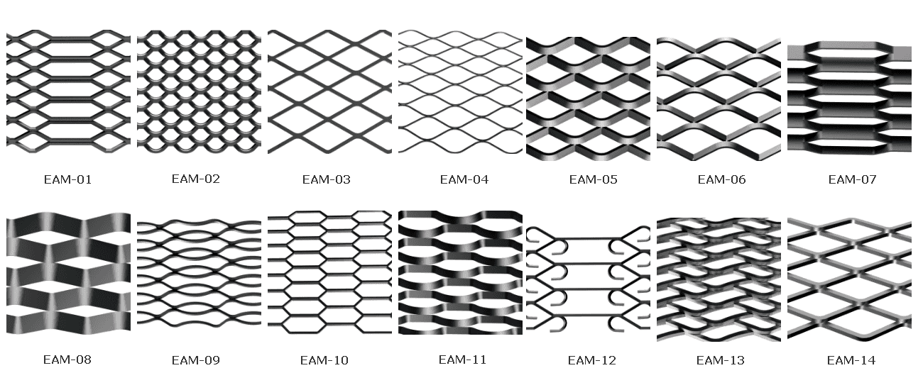 Architectural Expanded Metal Mesh Comes In Various Colors Patterns Architectural Expanded Metal Mesh Comes In Various Colors Patterns